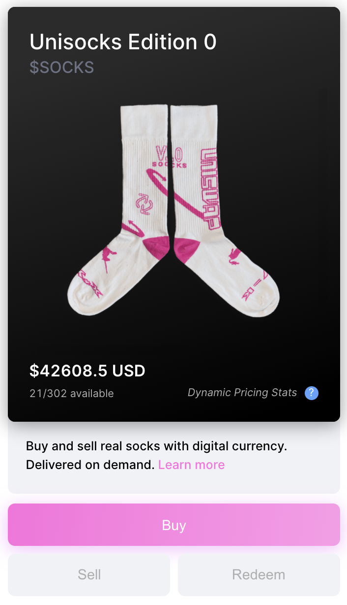 一足500万円のソックス、Unisocks | On Off and Beyond